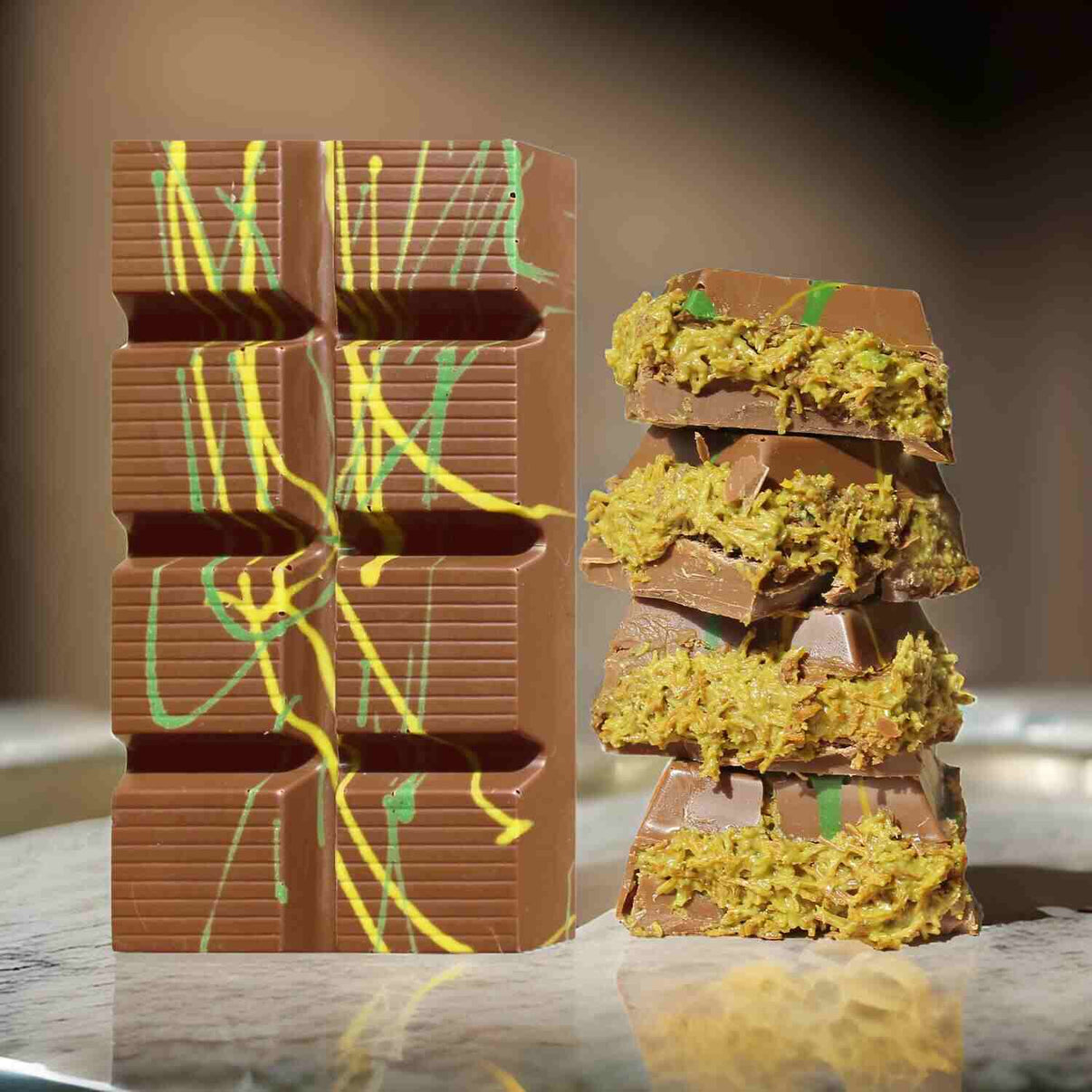 Dubai Chocolate Bar - Pistachio Chocolate